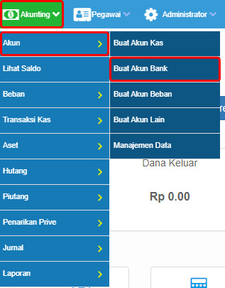 Cara Membuat Akun Bank Pada ERZ4P - ERZAP - Inovasi Tanpa Henti